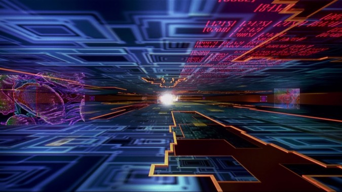 cyber wallpaper,blue,light,purple,sky,symmetry (#129425) - WallpaperUse