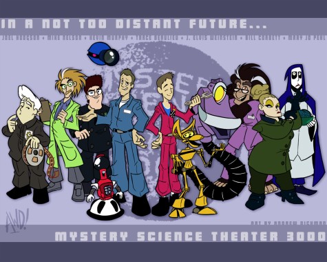 mst3k wallpaper,cartoon,people,animated cartoon,fictional character ...